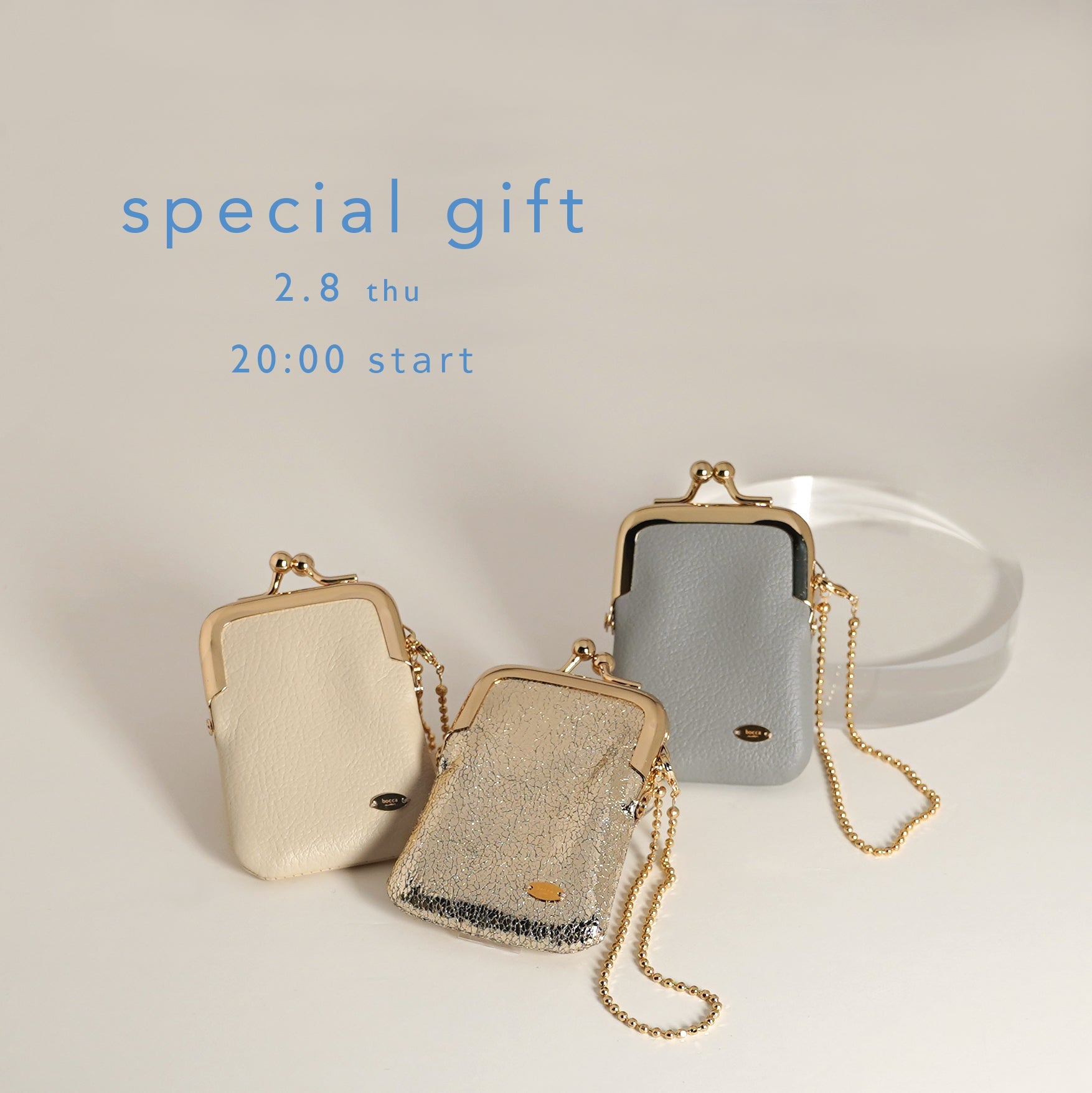 special gift campaign！ – bocca